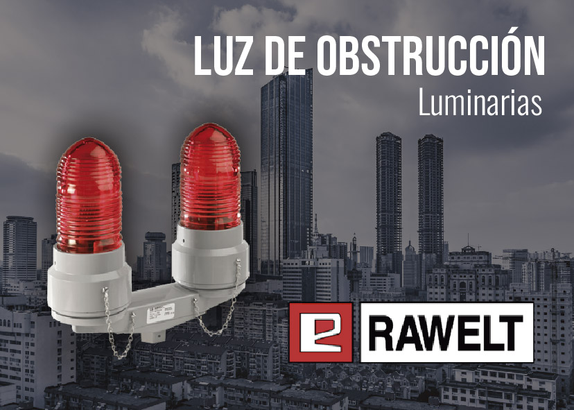LAMPARAS DE OBSTRUCCIÓN RAWELT | Comercialización y distribución de material y equipo eléctrico